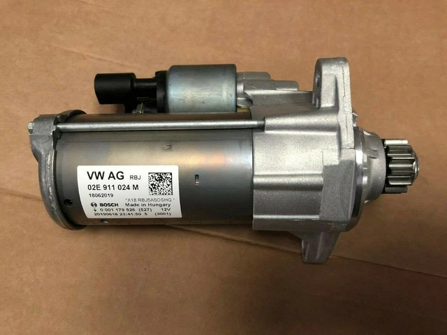 GENUINE STARTER MOTOR VW GOLF R MK8 TSi DSG 02E911024B 02E911024D ...