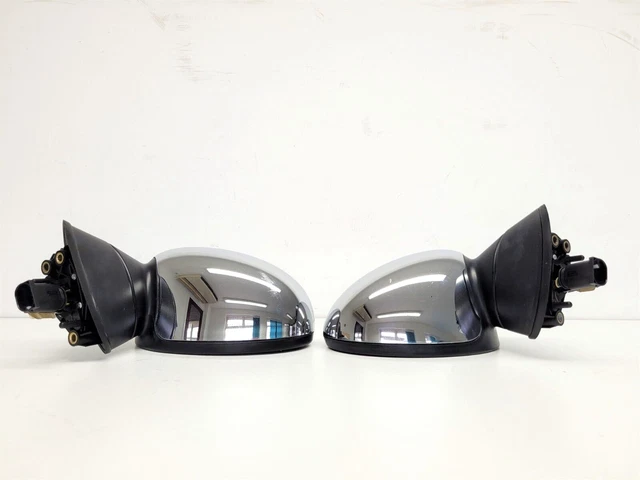 MINI BMW PAIR Power Fold Folding Door / Wing Mirror CHROME 7 Pin - R50 ...