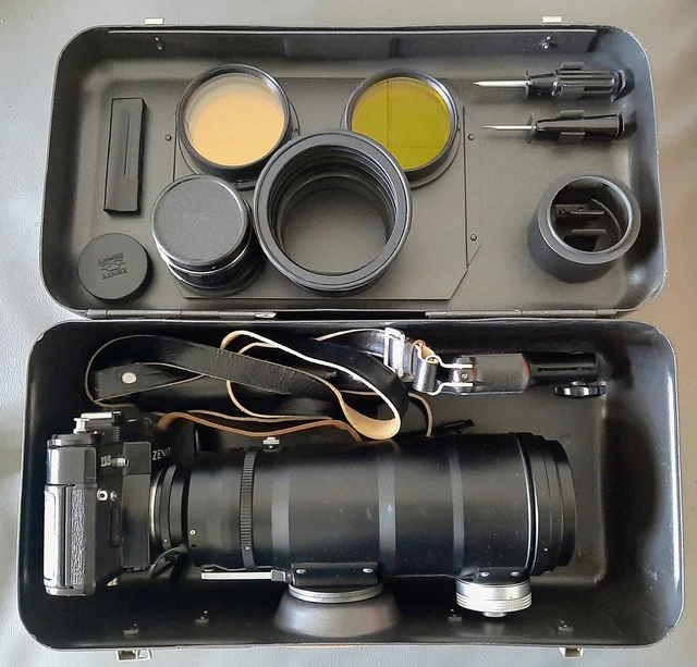 KIT ZENIT FOTOSNAIPER FS-12 completo, in eccellente stato Photosniper ...