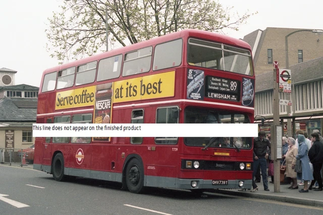LONDON TRANSPORT BUS Photograph Leyland Titan T 739 OHV 739Y Rte 89 ...