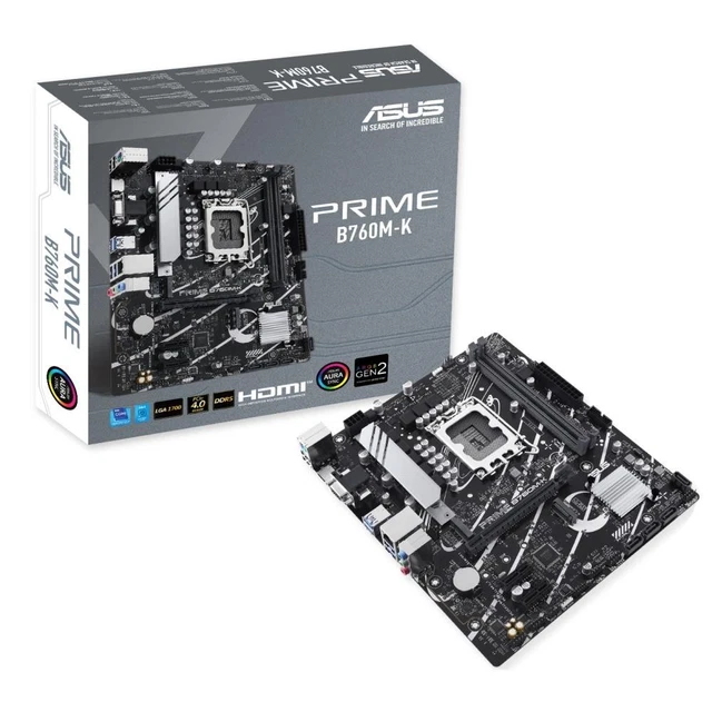 ASUS PRIME B760M-K Socket 1700/B760/Ddr5/S-Ata 6Gb/S/Micro Atx £125.15 ...
