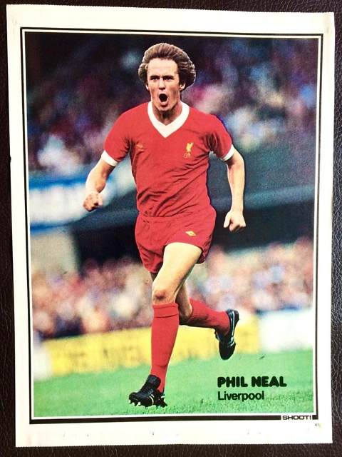 PHIL NEAL POSTER - A4 size - from Shoot magazine 1970's - Liverpool ...