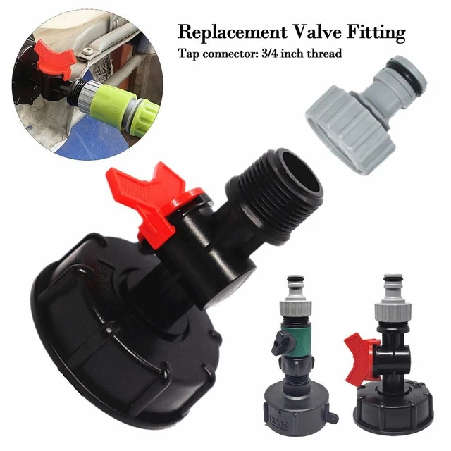3/4'' THREAD IBC Connector Replacement Valve Fitting IBC accessories ...