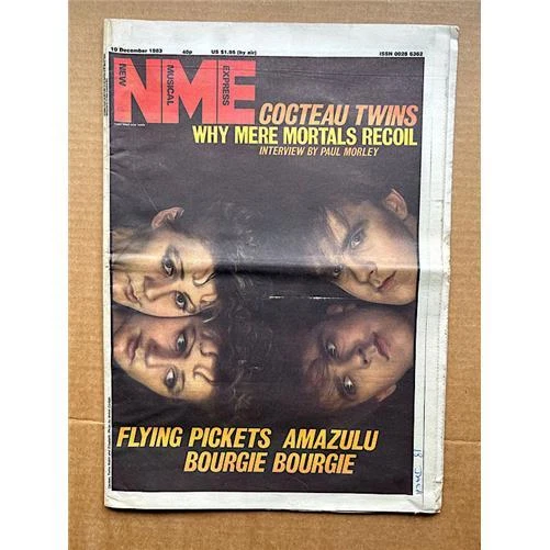 COCTEAU TWINS NME Magazine December 10 1983 Cocteau Twins Cover And ...