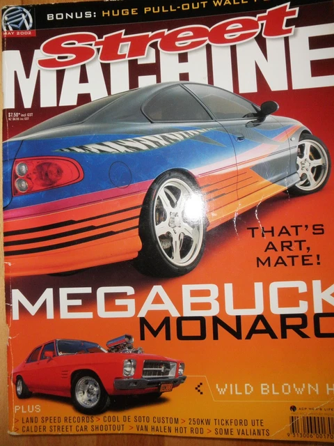 STREET MACHINE 2002 FX Ute CV8 Monaro HQ 1 Tonner & Sedan AU Falcon XR8 ...