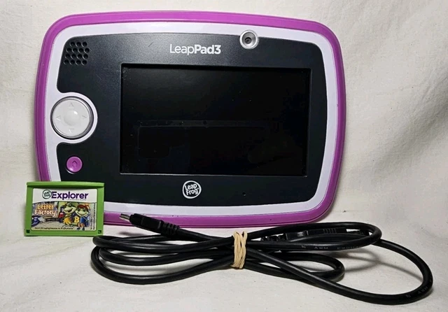 LEAP FROG LEAP Pad 3 Learning System Tablet Model 31510 + Gam & Cable ...