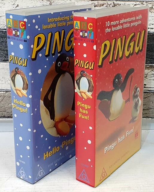 RARE FIND - Pingu on VHS 'Pingu Has Fun' & 'Hello Pingu' 1998 in VGC ...