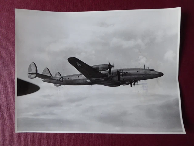 PHOTO PRESSE LOCKHEED Super Constellation Us Navy R7V-2 EUR 20,00 ...