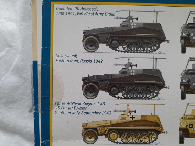 ITALERI 1/72 GERMAN Sd.Kfz 250/3 half-track command vehicle, Rommel ...
