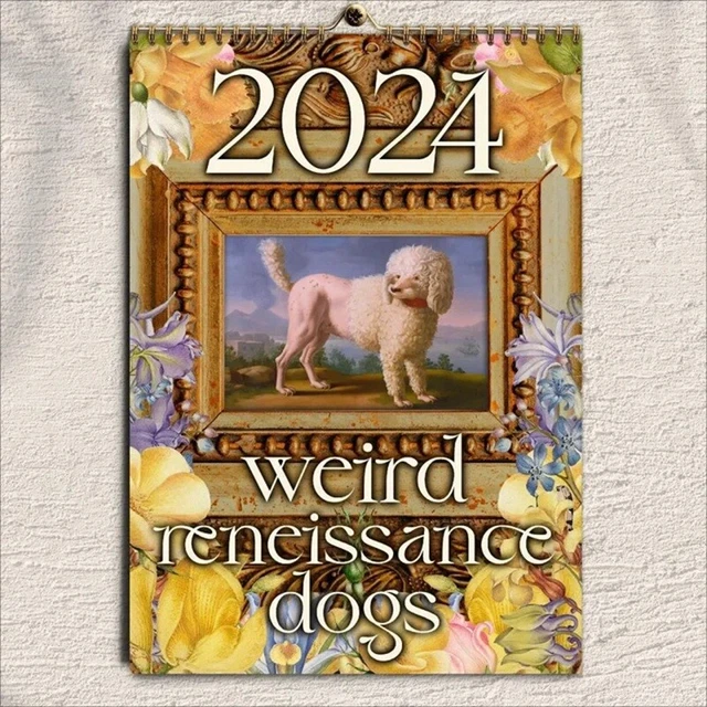 WEIRD MEDIEVAL 2024 calendario Weird Renaissance 2024 calce da parete ...
