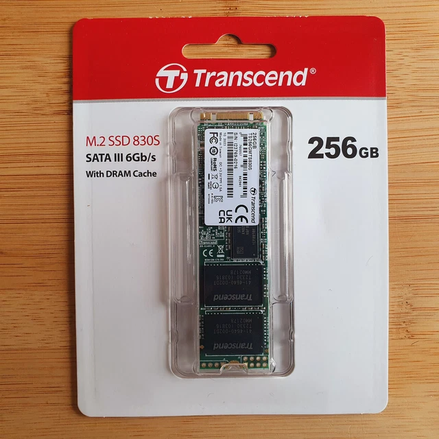 TRANSCEND M.2 256GB SSD 830S | SATA III 6Gb/s | 3D NAND Flash | High Performance £24.99 ...