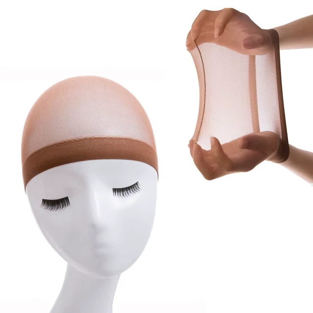 2 PIECES/PACK GOOD Quality Hair Net for Weave Hair Wig Nets Stretch ...