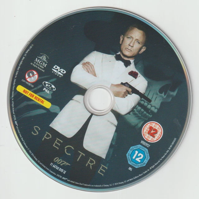 DVD - SPECTRE / James Bond Film Daniel Craig (2015) - Disc Only! £1.70 ...
