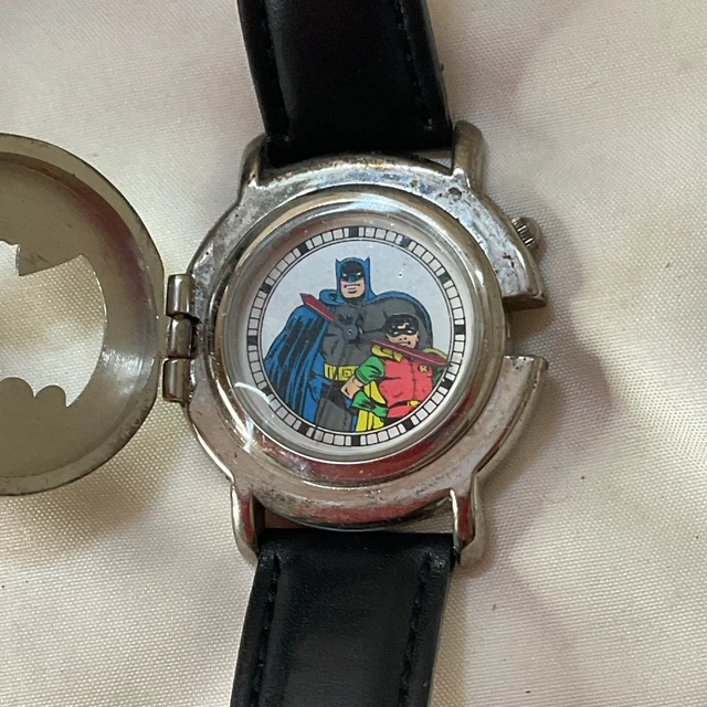 BATMAN & ROBIN Dynamic Duo Limited Edition Fossil Watch No.3 W/ Box Tin ...