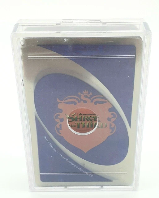SHREK THE THIRD Waterproof Transparent Collector Playing Cards 2007 ...