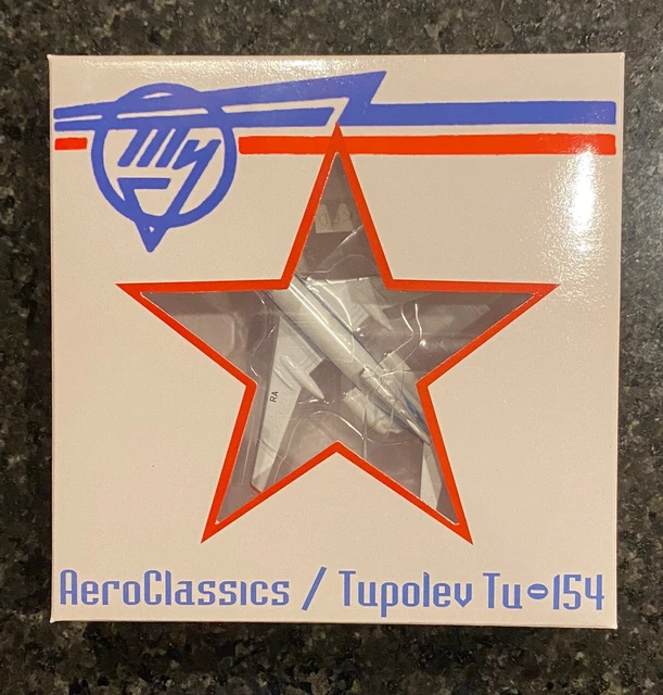 AEROCLASSICS 1:400 SIBIR Siberian S7 Airlines Tupolev Tu-154 REG# RA ...