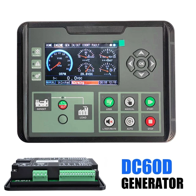 UPGRADED DIESEL/GASOLINE/GAS GENSET Monitor DC60D Generator Set ...