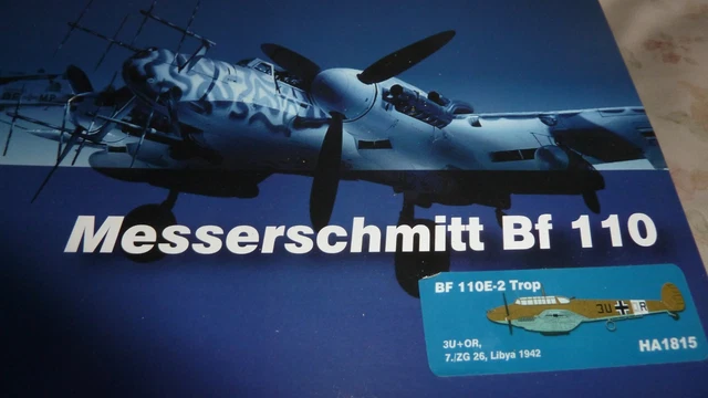 HOBBYMASTER LUFTWAFFE MESSERSCHMITT 110 Desert Scheme Diecast - See ...