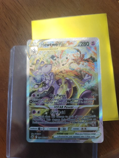 POKÉMON TCG MEWTWO VSTAR Crown Zenith: Galarian Gallery GG44/GG70 ...