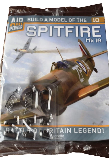 HACHETTE BUILD A MODEL OF THE SPITFIRE MK IA Issue 10 £9.99 - PicClick UK
