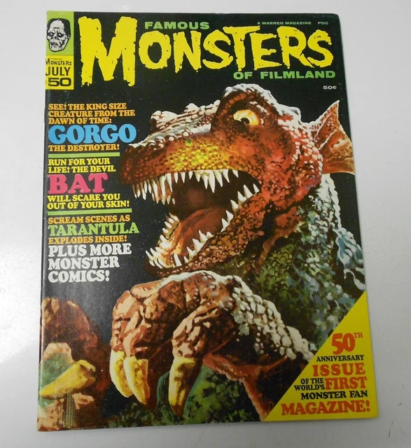 1968 FAMOUS MONSTERS #50 DEVIL BAT Tarantula GORGO VF+ EUR 27,64 ...