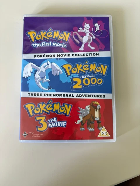 POKEMON TRIPLE MOVIE Collection DVD Set 1-3 £21.52 - PicClick UK