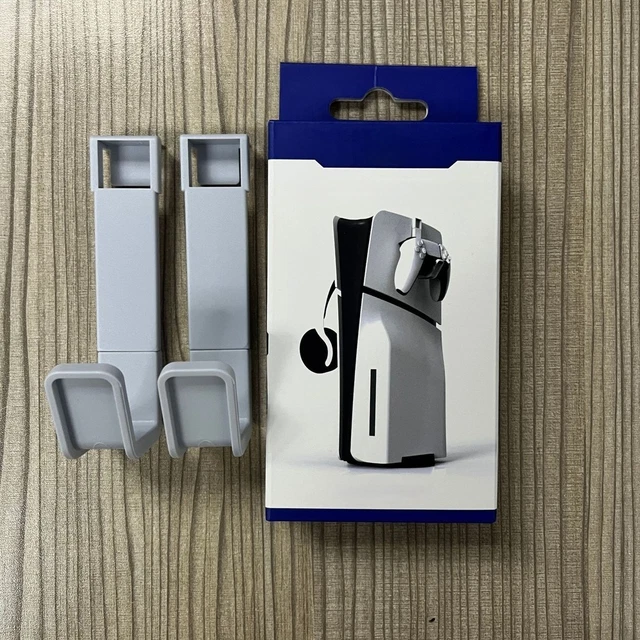 FOR PS5 CONTROLLER Headset Hanger Mount Side Storage Rack 2 Pack Holder ...