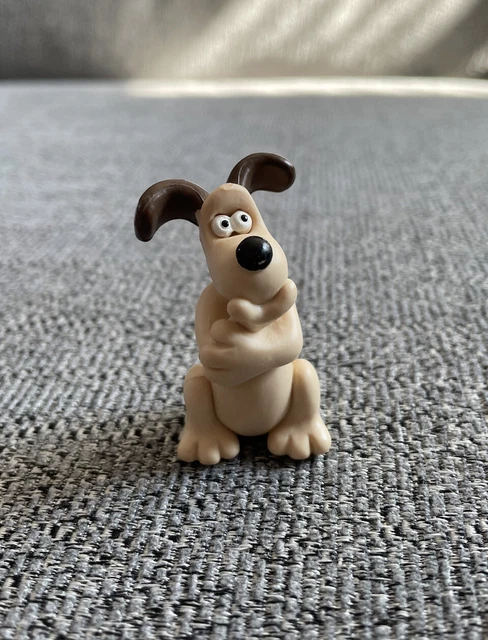 VINTAGE WALLACE AND Gromit Thinking Gromit Mini Figure Toy 1989 W & G ...