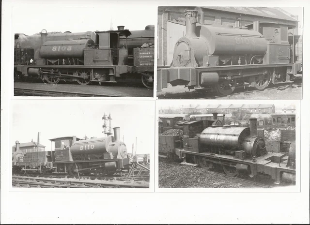 8 DIFFERENT PHOTOGRAPHS of North British Railway 0-4-0ST Y9 2nd LNER ...