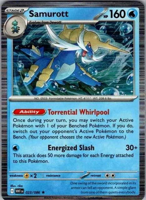 SV: WHITE FLARE Pokémon TCG Samurott £1.78 - PicClick UK