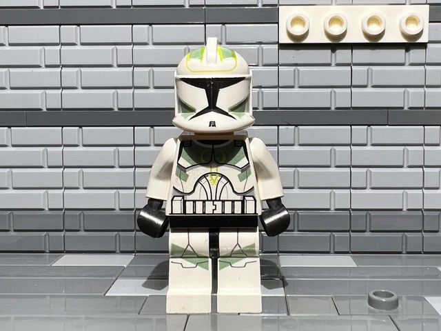 LEGO STAR WARS Clone Wars Green Clone Trooper figurine (7913) sw0298 ...
