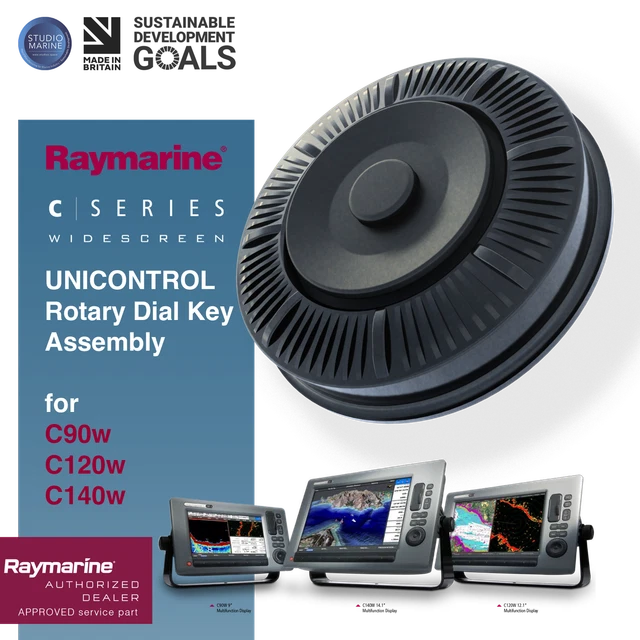RAYMARINE UNICONTROLLER ROTARY Dial Key Assembly for C Wide - C90w ...
