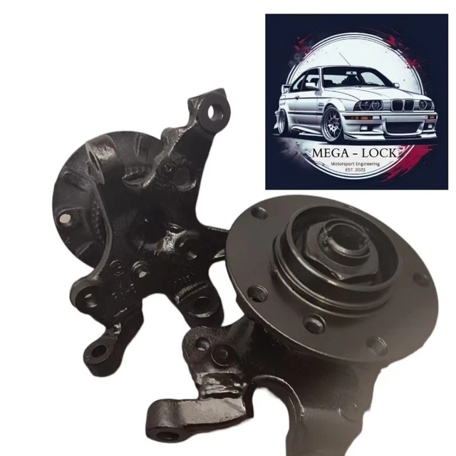 BMW E36 MODIFIED Drift Hubs Knuckle Extra Lock Bearings Included Better ...