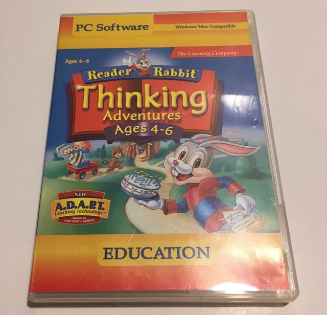 THE LEARNING COMPANY: Reader Rabbit Thinking Adventures Ages 4-6 for PC ...