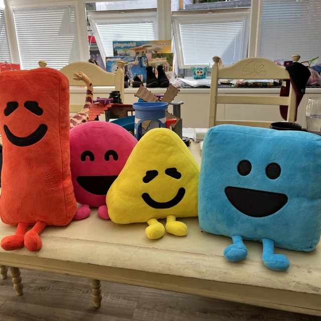 MISTER MAKER SHAPES Soft Toy Figures Plush Full Set Cbeebies Bundle ...