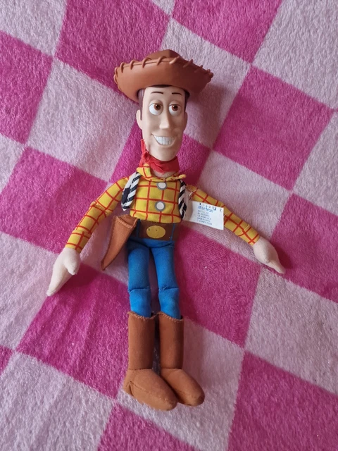 VTG DISNEY TOY Story 2 Woody Star Bean Mattel 1999 Soft Toy Plush Rare ...