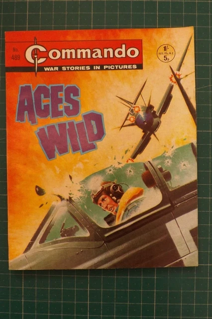 COMMANDO COMIC WAR STORIES IN PICTURES No.489 ACES WILD (1728) EUR 23 ...