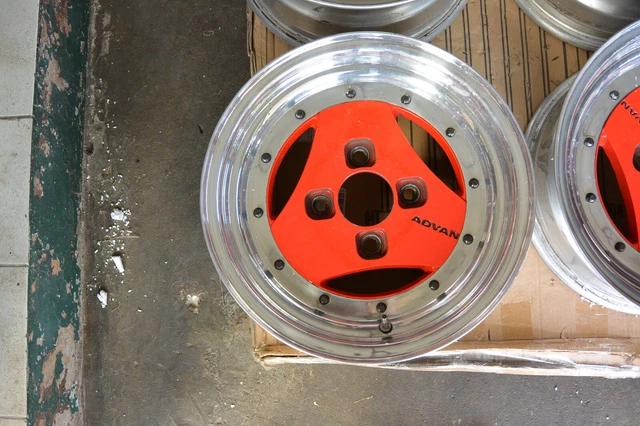 JDM YOKOHAMA ADVAN A3A tri-spoke 14" wheels for ae86 ta22 datsun ke70 ...