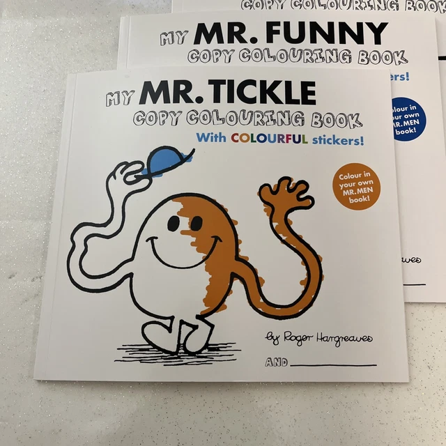 MR MEN COLOURING Book With Colourful Stickers - BRAND NEW Bundle Of 6 £ ...