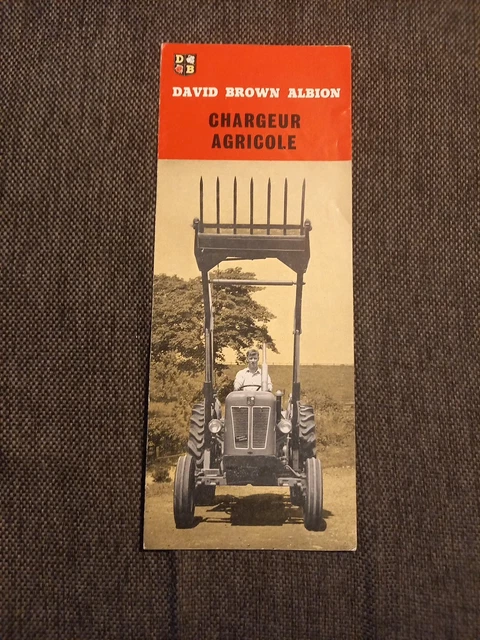 BROCHURE DOCUMENT PROSPECTUS TRACTEUR tractor DAVID BROWN EUR 7,99 - PicClick FR
