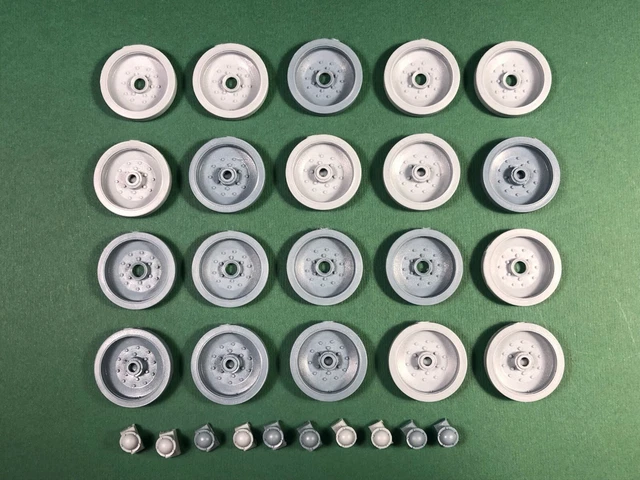 RUSSIAN SPG TANK SU-100 T-34/85 Wheels 1/35 Resin Parts Zvezda 3688 ...