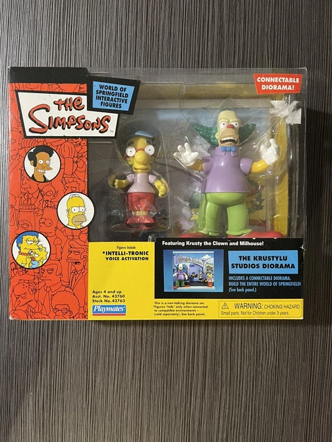 PLAYMATES SIMPSONS KRUSTYLU Studios Diorama Krusty The Clown ...