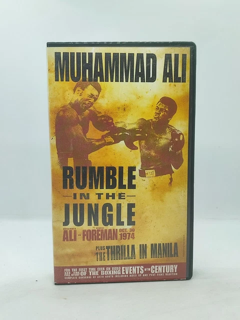 MUHAMMAD ALI RUMBLE In The Jungle On VHS Video Cassette Tape £7.99 ...