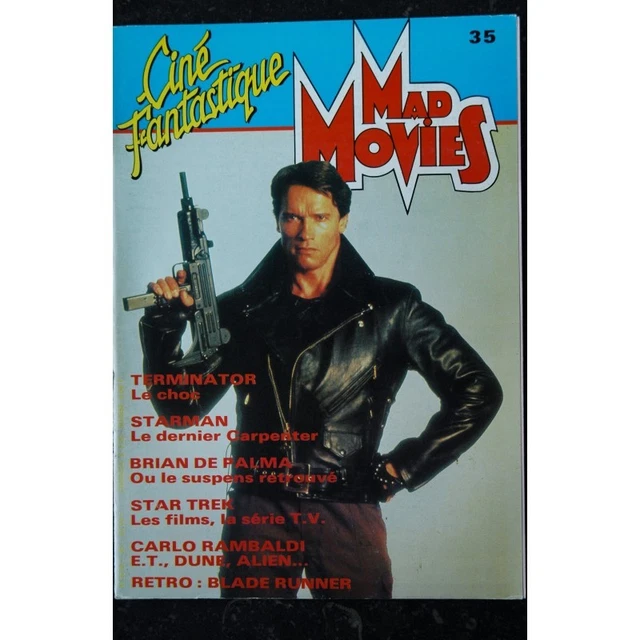 CINÉ FANTASTIQUE MAD MOVIES n° 35 - 1985 - Arnold SCHWARZENEGGER ...