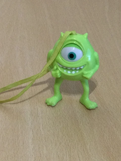 2002 NESTLE DISNEY Monster Inc Mike Wazowski Rolling Eye Hanging Toy ...
