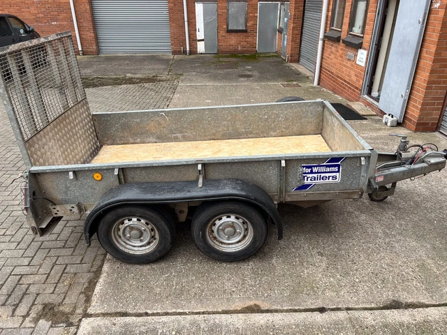 IFOR WILLIAMS GD84 Mk3 Twin Axle 8x4 Plant Trailer 2700kg Full Width ...