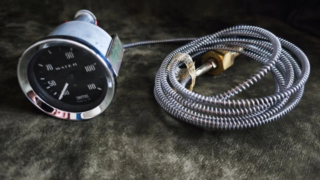 VINTAGE CLASSIC MINI Gauge WATER TEMPERATURE 30-110 SMITHS Mk1/Mk2 ...