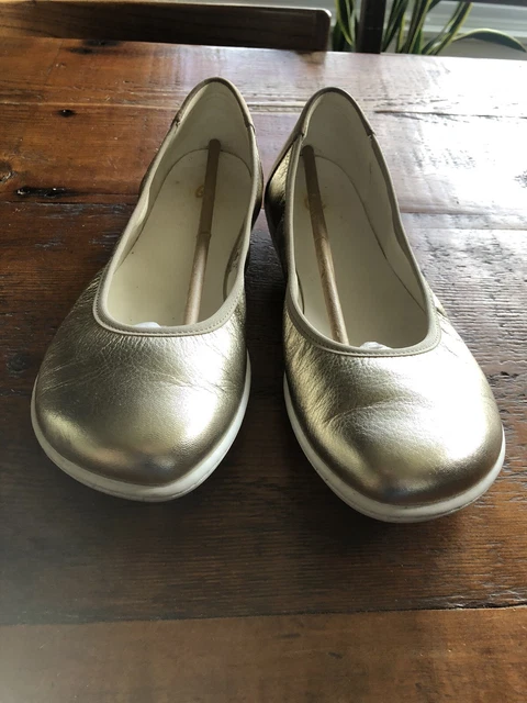 BE LENKA SOPHIE gold barefoot zero gravity ballet flats womens 41 $40. ...