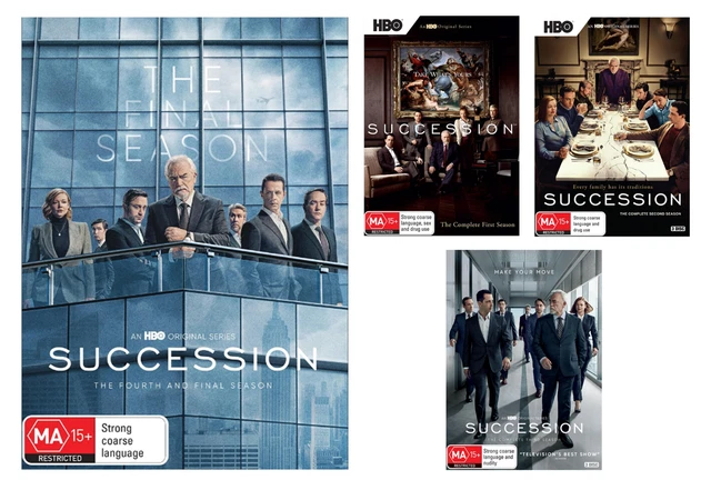 SUCCESSION - SEASONS 1 2 3 4 - *PRE-ORDER - Region 4 - NEW & SEALED - 12 DVD s - $99.90 ...