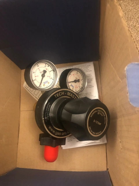 GAS ARC TECH-MASTER Manifold 2-stage Regulator 12 bar Fuel gas RAN03118 ...